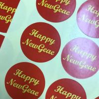China Offset Printing Weekly Labels with different shapes in rolls or sheets for sale