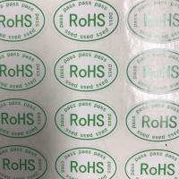 China Offset Printing Weekly Labels with different shapes in rolls or sheets for sale