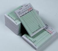 China CT-G3516 One part Professional White Paper with green printing color restraurant writing pads for your restraurant staff for sale