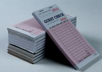 China CT-S3616 Single part White US Guest Check with Sequential Numbering English and Numbered for sale