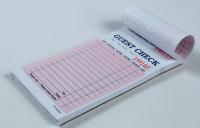 China CT-S3616 Single part White US Guest Check with Sequential Numbering English and Numbered for sale