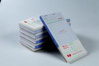 China Guest check CT-903BK  Mexico Customized Number of Lines Hotel Writing Pads with Perforated Tear-Off Sheets for Hotels for sale