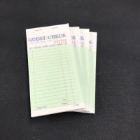 China Customized US Guest Check with Customizable Number Of Columns for sale