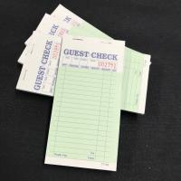 China Customized US Guest Check with Customizable Number Of Columns for sale