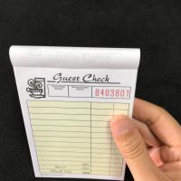 China Hotel Guest Check Printing Black Ink for Hotel Administration for sale