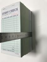 China CT-G7000 Black Ink Printing US Guest Check with Customized Number of Lines for sale