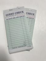 China CT-G7000 Black Ink Printing US Guest Check with Customized Number of Lines for sale