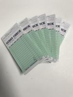 China CT-G3616 English Language US guest check Customized for Bar Transactions for sale