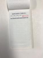 China Customized 1/2/3 Sheets Hotel Guest check with two sheets carbon paper for sale