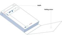 China Professional Black EU Order Pads with Sequential Numbering 50 Checks Per Book for sale