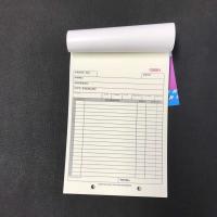 China Custom Printed Business Forms Pack of 10 Books Includes Company Info and Logo for sale
