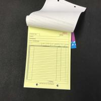 China Custom Printed Business Forms Pack of 10 Books Includes Company Info and Logo for sale