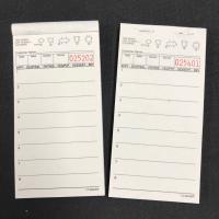 China CT-3616WP 1/2/3 Sheets US Guest Check English Language Deli in English for sale