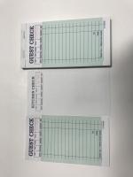China CT-G6000 Customizable Grade A Custom Printed Carbonless Invoice Restaurant Guest Check Receipt for sale