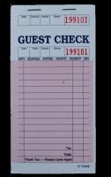 China CT-S3616 Numbered Carbonless Paper US Guest Check 1/2/3 Sheets for Restaurants for sale