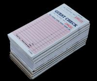 China CT-S3616 Numbered Carbonless Paper US Guest Check 1/2/3 Sheets for Restaurants for sale