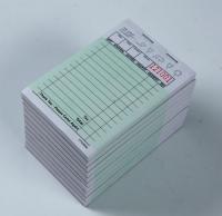 China CT-G3516 English Language Custom Guest Check Pads Black Ink Printed for Restaurants Bars Cafes - 1/2/3 Sheets for sale