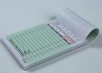 China CT-G3516 English Language Custom Guest Check Pads Black Ink Printed for Restaurants Bars Cafes - 1/2/3 Sheets for sale