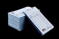 China CT-12A Number Of Sheets 1/2/3 Black Ink English US Guest Check Featuring Carbonless Perforation for sale