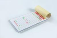 China CT-803SP English Restaurant Paper Guest Check Black Ink 2 Column Check for Cafe and Diner for sale