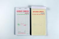 China CT-803SP English Restaurant Paper Guest Check Black Ink 2 Column Check for Cafe and Diner for sale