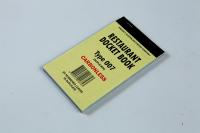 China 007  100-Page Yellow Cover Board Paper docket book with Two Parts White Bond Paper for sale