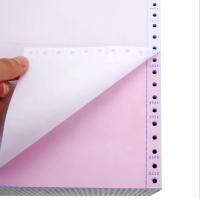 China 123456 Parts Continuous Carbonless Paper Form Uncoated 20 Lbs for Dot Matrix Printers - Recyclable and for sale