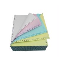 China Eco Friendly Uncoated Carbonless Paper Form with Perforation 123456 Parts for Dot Matrix Printers for sale