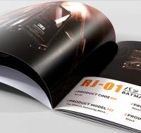 China Customizable Laminated Paper Brochure Catalogs With Vibrant Full Color Printing for sale