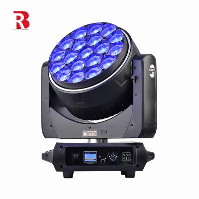 China 19*40W Beam Spot Wash Moving Head Stage Light IP20 High Brightness for sale
