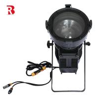 China 3000K-6000K RDM / DMX RGBAL LED Fresnel Light With Auto Zoom Stage Studio Light for sale