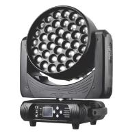 China LED Indoor 37pcs 15w RGBW Zoom Wash Moving Head Stage Light For The Show for sale