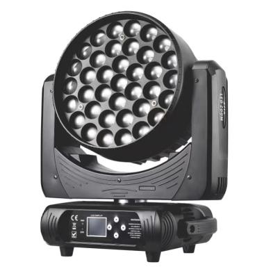 China LED Indoor 37pcs 15w RGBW Zoom Wash Moving Head Stage Light For The Show for sale