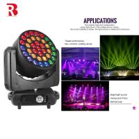 China LED Moving Head 37pcs 15W 4-In-1 LED Stage Light Zoom Wash With High Effect for sale