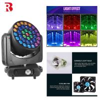 China DMX512 37*15W RGBW Infinite Mixture LED Moving Head Stage Light For Outdoor for sale