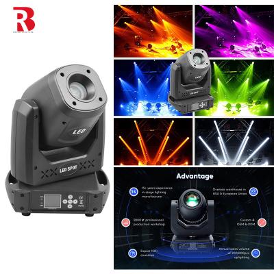 China DMX512 Moving Head 100W LED Spot Beam Stage Light For Theater And Studio for sale