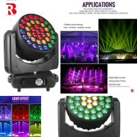 China Vibrant Visual Effects RGBW 4in1 LED Moving Head Light for Music Performances for sale