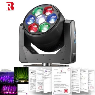 China RGBW 4in1 Dynamic LED 7x40W Moving Head Light For Studio Environments And Film Sets for sale