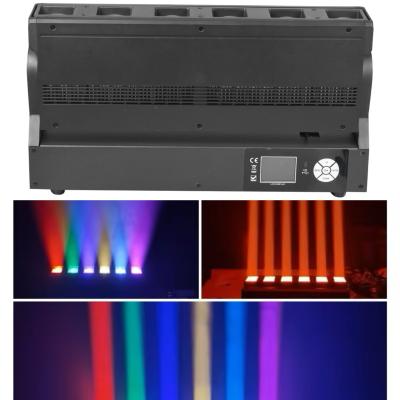 China LED Pixel Indoor Zoom Beam Wash Bar 6pcs 40W RGBW 4-In-1 For Stage Event Party for sale