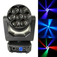 China Beeye Stage DMX LED Moving Head 7pcs 40W RGBW 4-In-1 Zoom Wash Light For Party for sale
