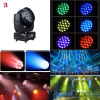 China LED Moving Head 19pcs 15W RGBW Beeye Stage Light DMX512 ZOOM For Wedding for sale