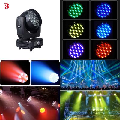 China LED Moving Head 19pcs 15W RGBW Beeye Stage Light DMX512 ZOOM For Wedding for sale