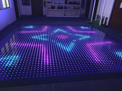China Wireless 50*50cm 60*60cm LED Dancing Floor For Show Professional Stage for sale