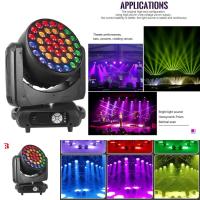 China RGBW 4in1 37*15W DMX Zoom Strobe LED Wash Moving Head Light For Dj Bar Disco Stage Club for sale