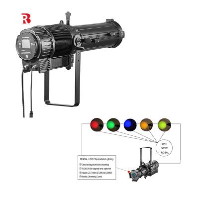 China 300W LED Waterproof Strobe Light 1200K 10CH LED Stage Light For Party Concert for sale