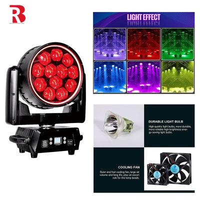 China Waterproof  RGBW Zoom Wash Beam Moving Head Light  IP65 With Single Point Control Effect for sale