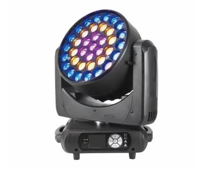 China 48CH High Brightness LED Moving Head Light 37*15W LED RGBW  For Bar for sale