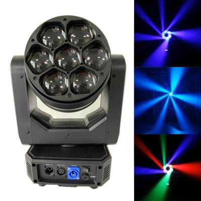 China Mini 7*40w LED Bee Zoom Moving Head Light For Disco Party Club Bar Performance Stage Lighting for sale