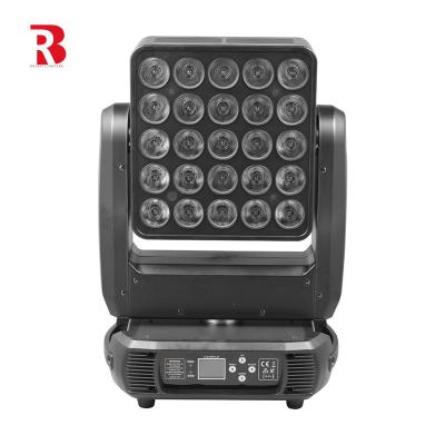 China 25 X 10W RGBW 4in1 LED Matrix Moving Head Light For Professional Stage Lighting for sale