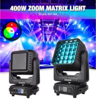 China 25*10W LED RGBW 4-In-1 Matrix Moving Head Lights With Various Stroboscopic Dyeing Effects for sale
